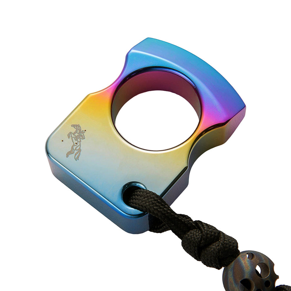 Colorized Titanium Alloy Single Finger Brass Knuckles – Tattoosupplyworld